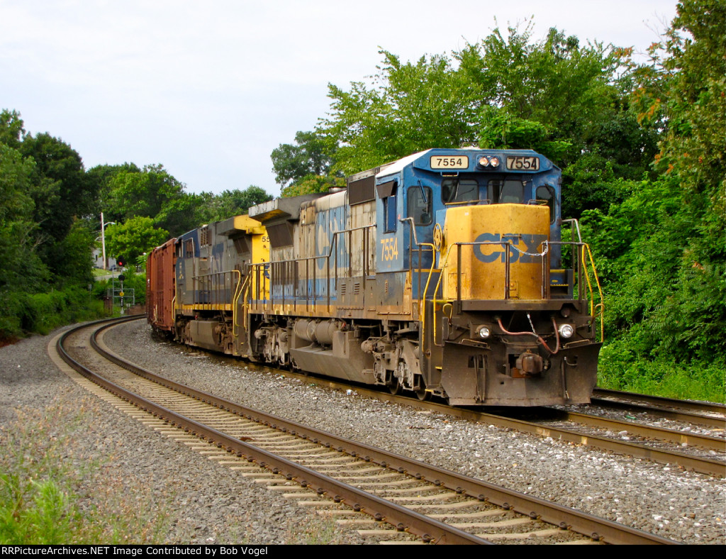 CSX 7554 and 55